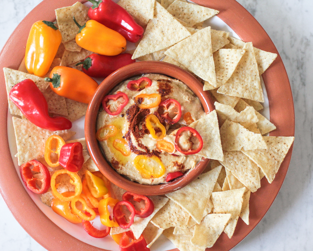 Mini Sweet Pepper Buffalo Hummus Dip - Pero Family Farms - Sustainable ...